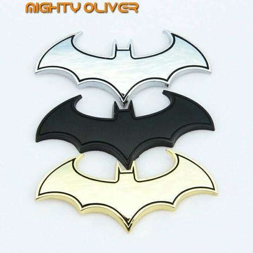 Jual 3D Emblem Batman Full Metal / Stiker Emblem Batman MITSUBISHI ...