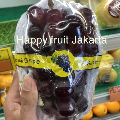 Jual Anggur Black muscat manis | anggur shine muscat black 1 kg ...