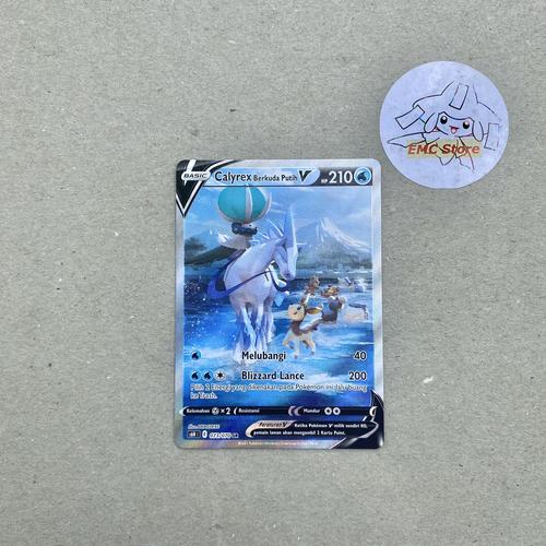 Jual Pokemon TCG Indonesia - Calyrex Berkuda Putih V SR AA (Alternate ...