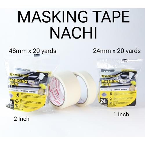 Jual Isolasi Kertas Nachi 1 Inch Dan 2 Inch - 48mm x 20yard - Kota ...