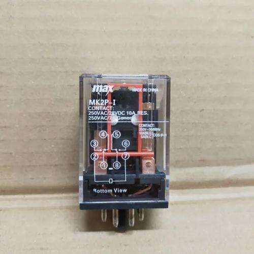 Jual RELAY AC 220V 8 PIN MK2P KAKI BULAT TRANS 10A SOCKET / SOKET 8 PIN RELAY - MK2P-I - Kota ...