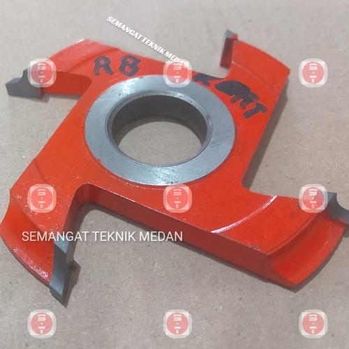 Jual MATA PISAU PROFIL ROUTER DUDUK ALUR ROUND PINGGUL R8 R 8 SPINDLE ...