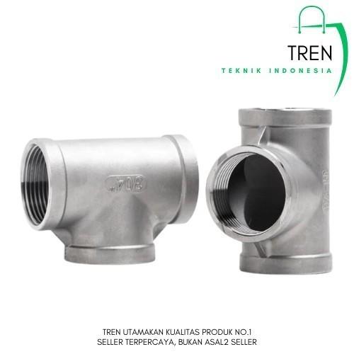 Jual 1" TEE T DRAT DALAM 3 CABANG STAINLESS SS304 SS 304 1 - Jakarta Barat - TREN Teknik ...