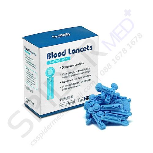 Jual BLOOD LANCETS 26G ONEMED BOX 100PCS - Jakarta Timur - Spider Med ...