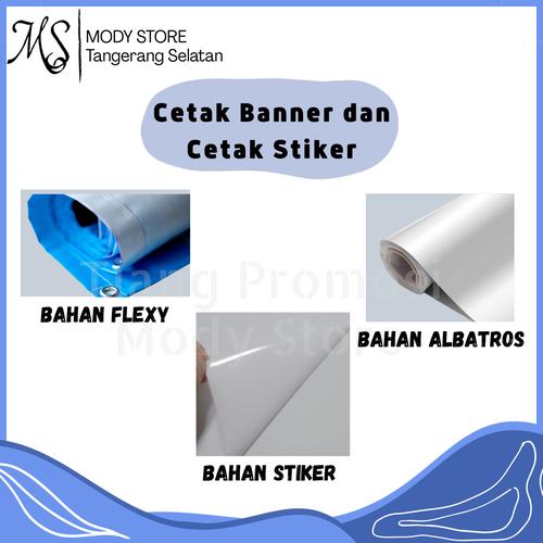 Jual Cetak Banner Flexy dan Albatros ukuran 60x160cm - Cetak Flexy ...