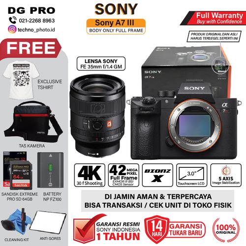 Jual Sony Alpha A7R IIIA + FE 35MM F1.4 GM - Mark 3A - A7RM3A ...