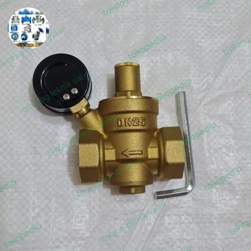 Jual pressure reducing valve PRV 1" inch DN25 PN16 kuningan drat ...