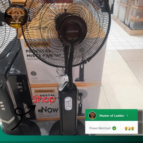 Jual Krisbow Kipas Angin Uap 16 Inch 75 Watt Standing Misty Fan - Kota ...