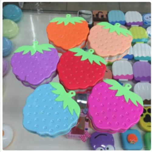 Jual Tempat Softlens Motif Strawberry / Kotak Softlens karakter ...
