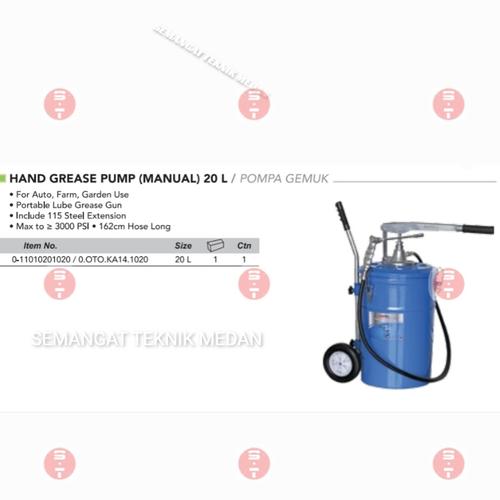 Jual POMPA OLI GEMUK DRUM MANUAL HAND GREASE PUMP 20L 20 L LITER ...