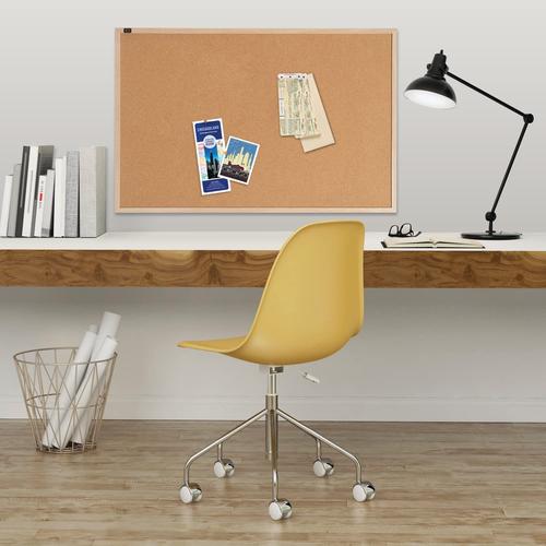 Jual Quartet Natural Cork Surface Bulletin Display Board Oak Frame ...