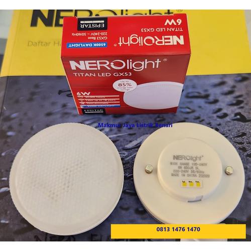 Jual Nerolight Lampu LED GX53 6W 6 Watt 220V TITAN NerO GX 53 6Watt 220 ...