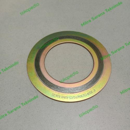 Jual Spiral Wound Gasket SWG Besi CS ANSI 300 12" inch DN300 Carbon ...