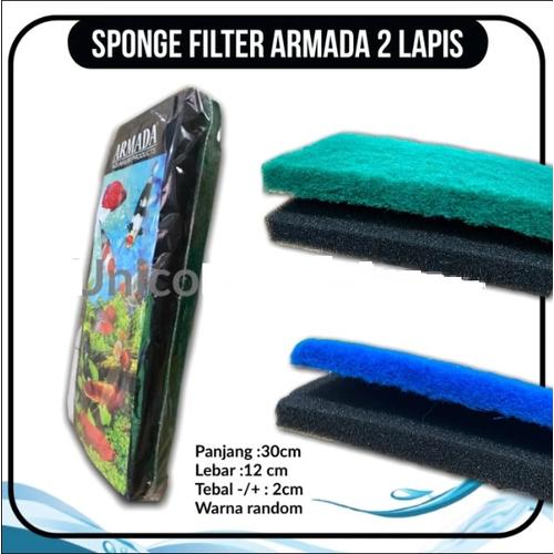 Jual Kapas Filter Armada 2 Lapis 32x12 Penjernih Air Aquarium - Jakarta ...