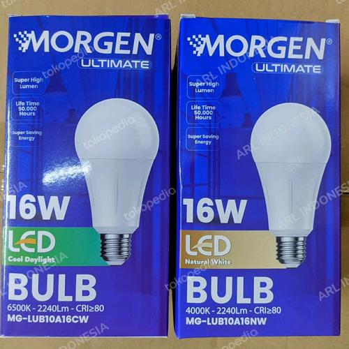 Jual Lampu Bohlam LED Morgen Bulb 16W 16 Watt Natural White 4000K ...