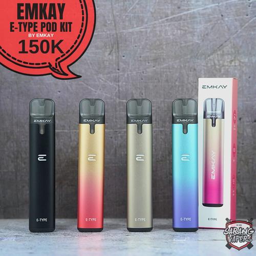 Jual EMKAY E-TYPE POD KIT BY EMKAY - GOLD - Jakarta Barat - SARANG ...