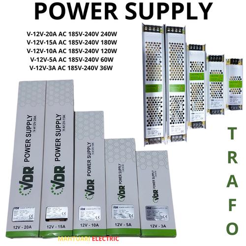 Jual Trafo Power Supply Ballast Electronic Adaptor Slim 3A 5A 10A 15A 20A - 20 Ampere - Kota ...