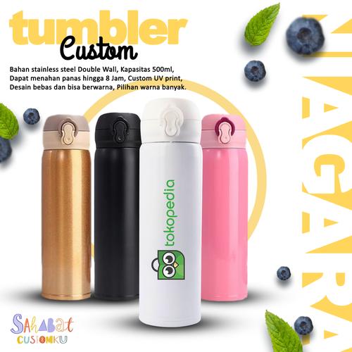 Jual Tumbler Custom Niagara/Botol Stainless Custom/Print UV/Harga Murah ...