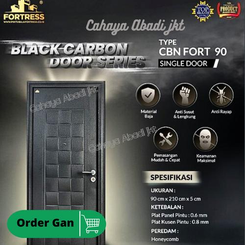Jual Pintu Baja Fortress Black Carbon Fort 90 x 210 cm - Kiri - Jakarta Pusat - CAHAYA ABADI JKT ...