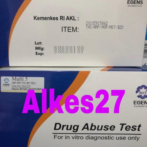 Jual Test Multi drugs 5P@25tes merek egens - Egens - Jakarta Selatan ...