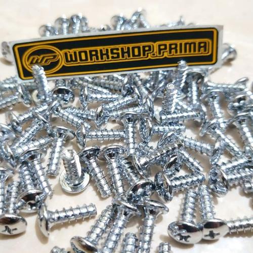 Jual BAUT CACING SEKRUP ULIR OBENG SKRUP BODI BODY MOTOR+ MUR KLIP ...