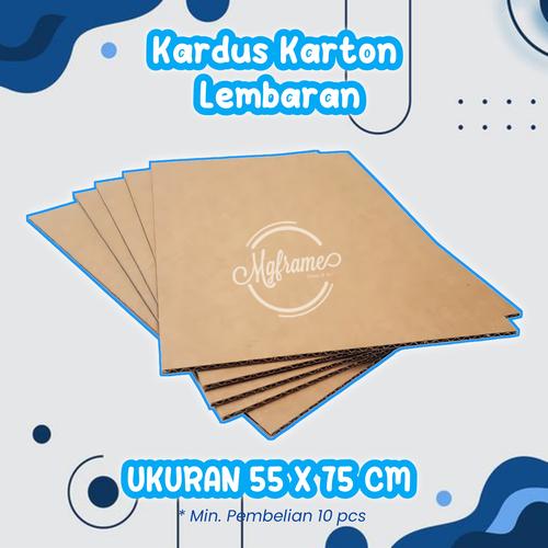 Jual Karton single wall kardus lembaran dus kemasan kraft layer - Kab ...