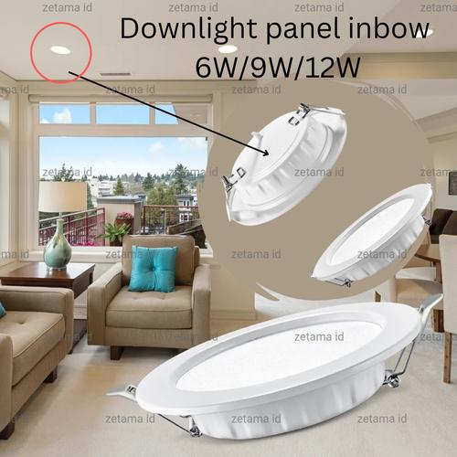 Jual Lampu Downlight Panel 6W 9W 12W Lampu Plafon LED Panel Ceiling NZ - 6W putih - Jakarta ...