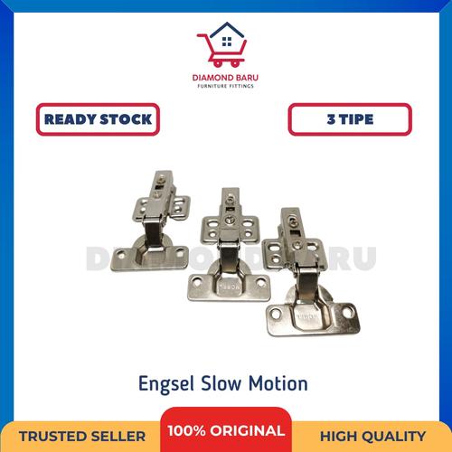 Jual Engsel Sendok Slow Motion Soft Closing Baut 4 - Full Bungkuk ...