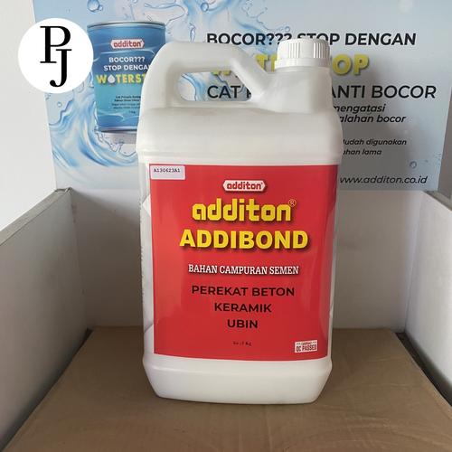 Jual ADDIBOND JERIGEN 5 KG BAHAN CAMPURAN SEMEN PEREKAT BETON KERAMIK ...