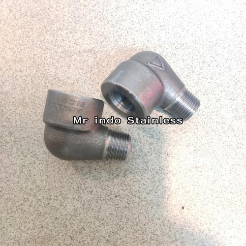 Jual Street elbow Besi Class 3000 Drat NPT 1" Inch Carbon Steel ...