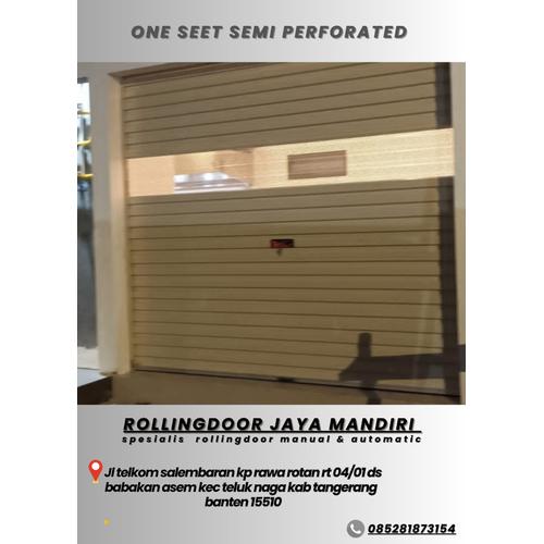 Jual Rollingdoor One Sheet Semi Perforated - Kab. Tangerang ...
