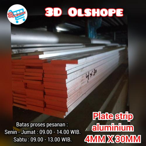 Jual Plate Strip Aluminium 4mm X 30mm X 1 meter. - Jakarta Pusat - 3d ...