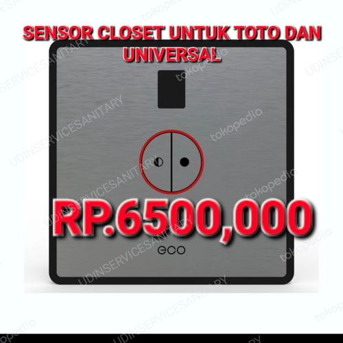 Jual ECO WC02S WC SENSOR FLUSH VALVE DUAL FLUSH SISTEM LISTRIK 100 % ...