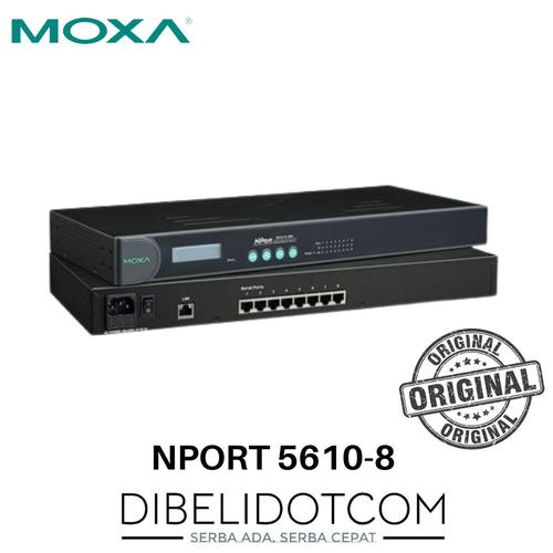 Jual MOXA NPORT 5610-8 Serial RS232 rackmount serial device servers 8 Port - Jakarta Barat ...