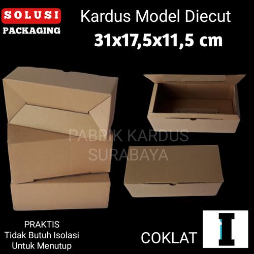 Jual KARDUS KECIL / KARDUS PACKING / BOX / DUS 31 X 17 x 12 Cm - Kota ...