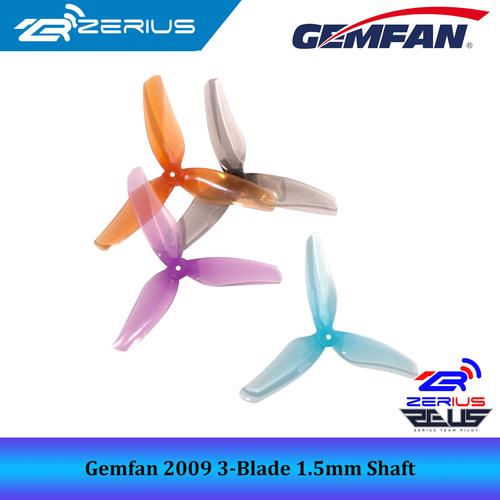 Jual Gemfan Hurricane 2009 3-Blade 1.5mm Shaft 2inch Propeller ...