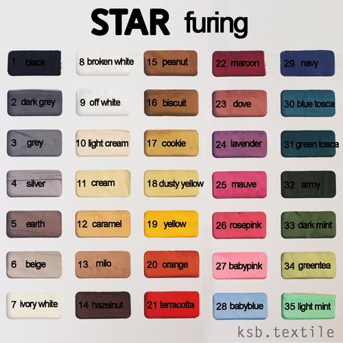 Jual Kain STAR furing 120 / Bahan dalaman Asahi Arrow Hero / Eceran ...