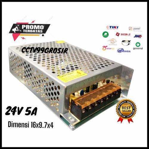 Jual Switching Power Supply Psu 24V 5A High Quality, 24 Volt 5 Ampera ...
