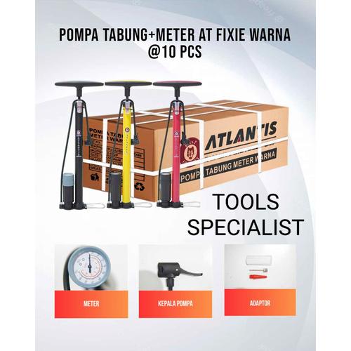 Jual Pompa Sepeda FIXIE Tabung Meter ATLANTIS - Jakarta Timur - Tools ...