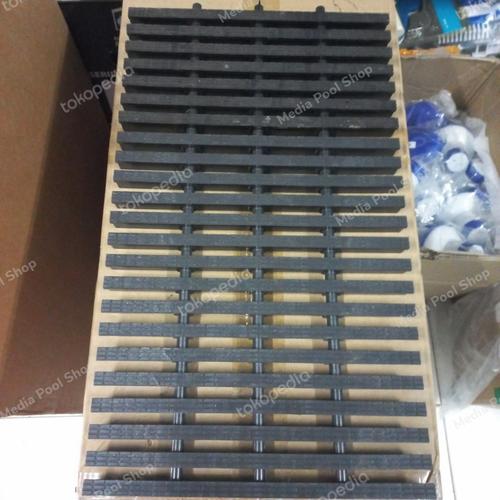 Jual Grill Kolam Overflow Lebar 25 cm Warna Hitam Merk Italy Harga 1 ...