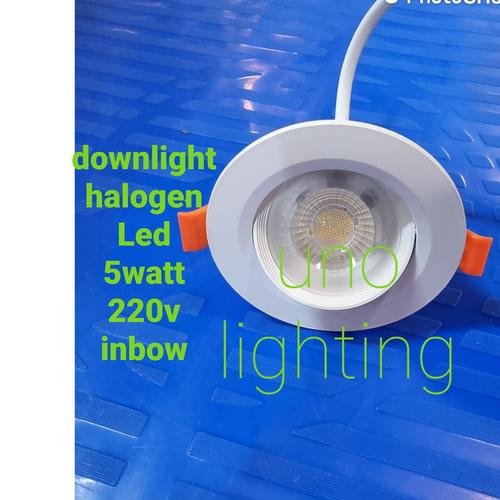 Jual downlight lemari display 5watt 5 watt / spotlight plafon led 5w ...