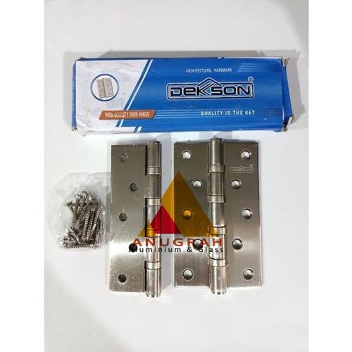 Jual Engsel Pintu Jendela Dekson 5 inch Iron Hinge 5"x3"x3mm 4BB SN ...