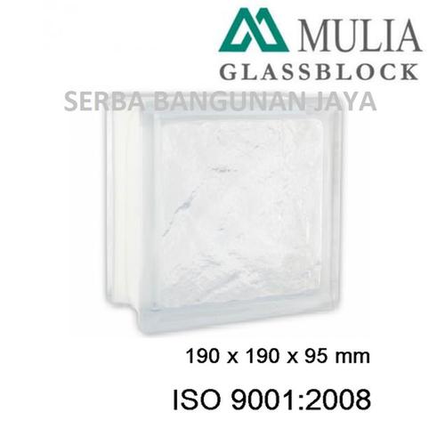 Jual MULIA GLASS BLOCK CRYSTALLIZE SATIN 1 DUS 190 X 190 X 95 mm - Kota ...