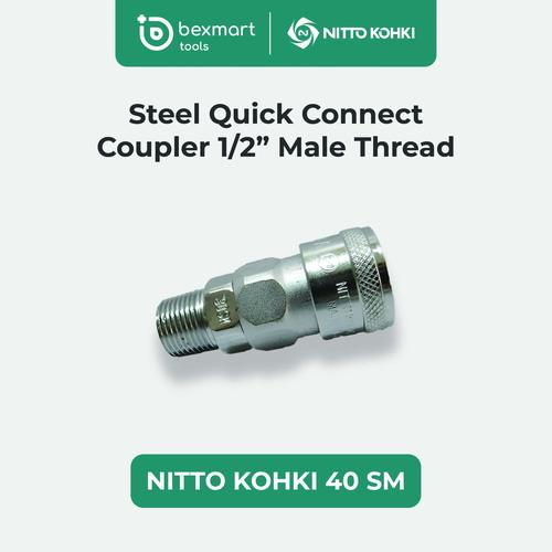 Jual Quick Coupler Coupling Angin 400 SM SH SF Nitto Kohki Uk 1/2 ...