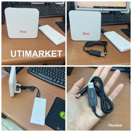 Jual kabel step up 5v to 12v dc kabel power modem router orbit star ke ...