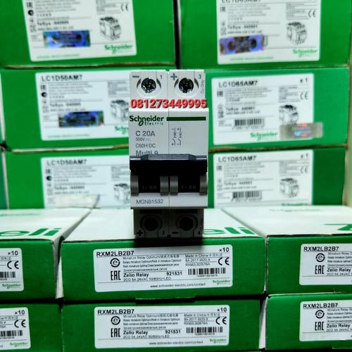 Jual MCB C60H - DC 6A /10A/16A/20A/25A/32A - 63A c60h-dc SCHNEIDER ...