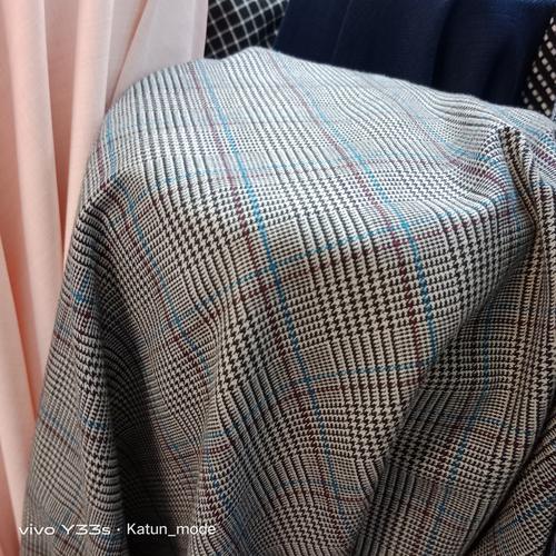 Jual bahan kain tweed motif harga 1meter - 2 - Jakarta Pusat - katun ...