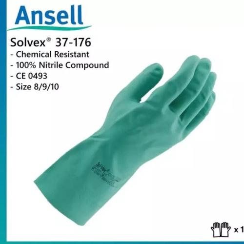 Jual Sarung Tangan Chemical .ANSELL SOLVEX 37-176 - L - Jakarta Barat ...
