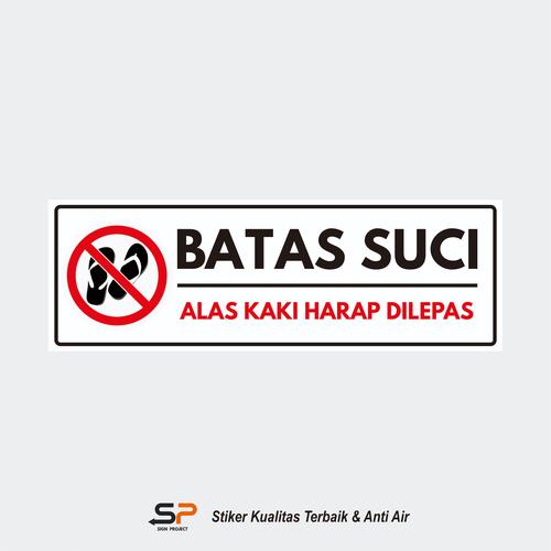 Jual Stiker Sign Batas Suci - Kota Bekasi - Sign Project | Tokopedia