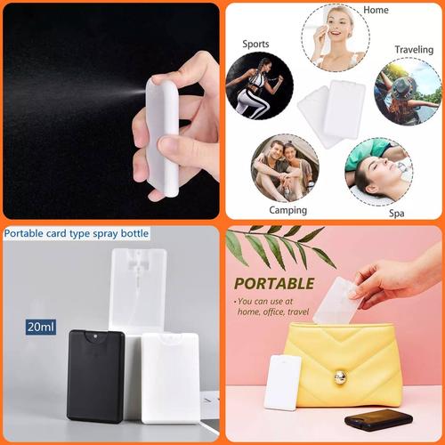 Jual Botol Spray Plastik poket 20ml Pocket Card Kartu Parfum Hand ...